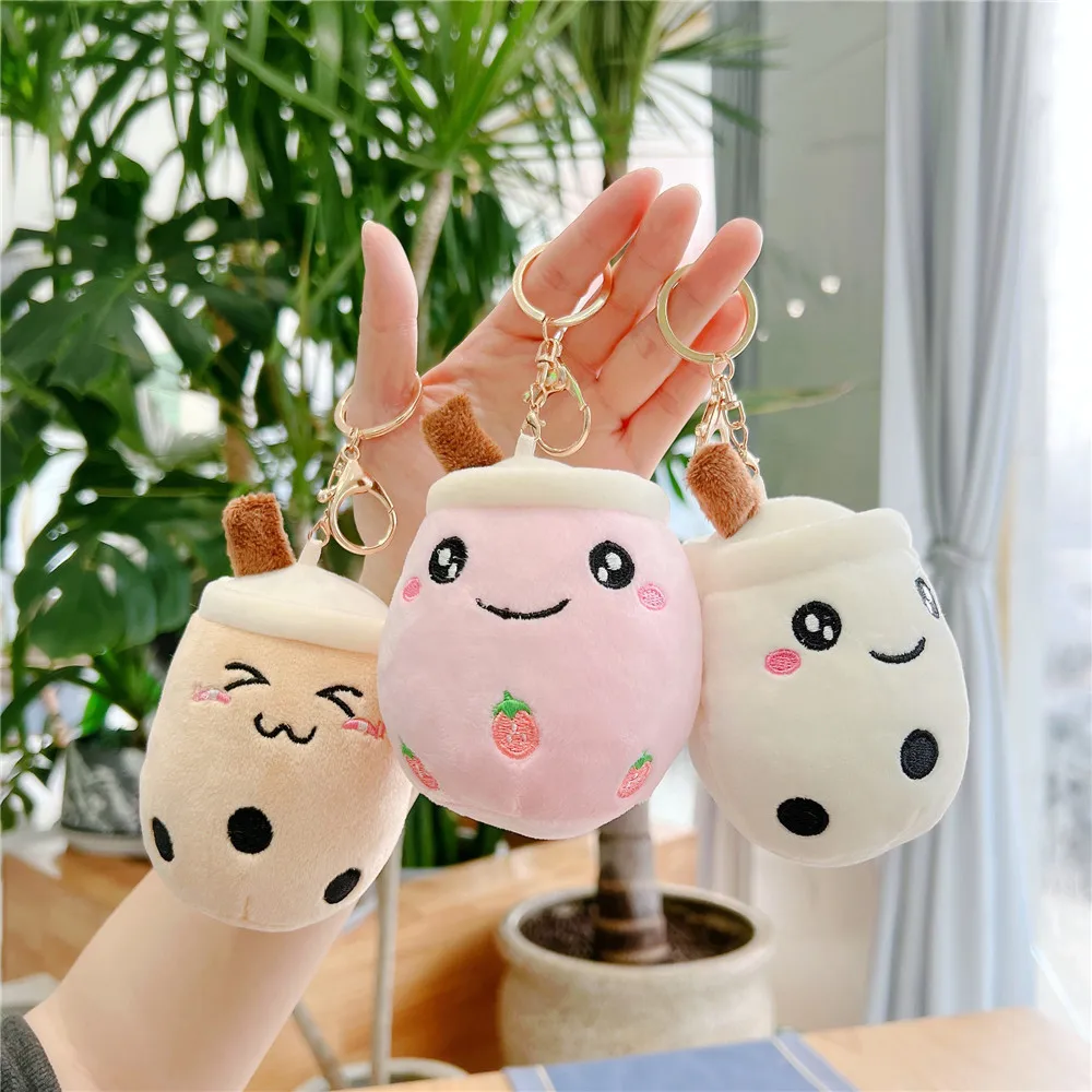 Wholesale 12cm Stuffed Plushie Sweet Gift Cute Soft Milk Tea Sweet Gift ...