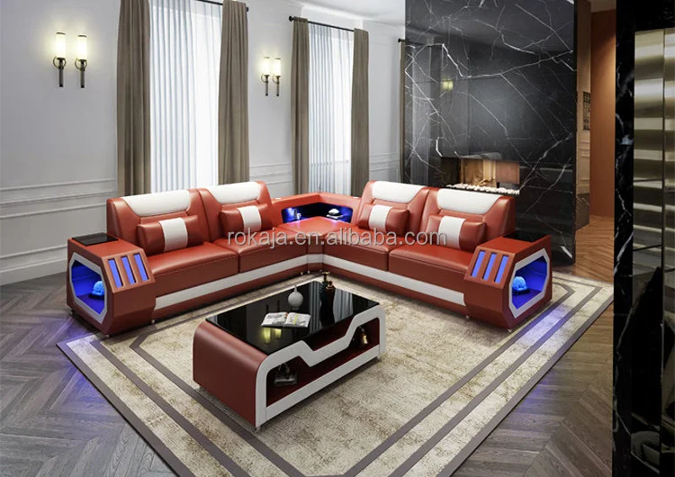 Luxury Smart Sectional Sofa Set for Modern Living Rooms