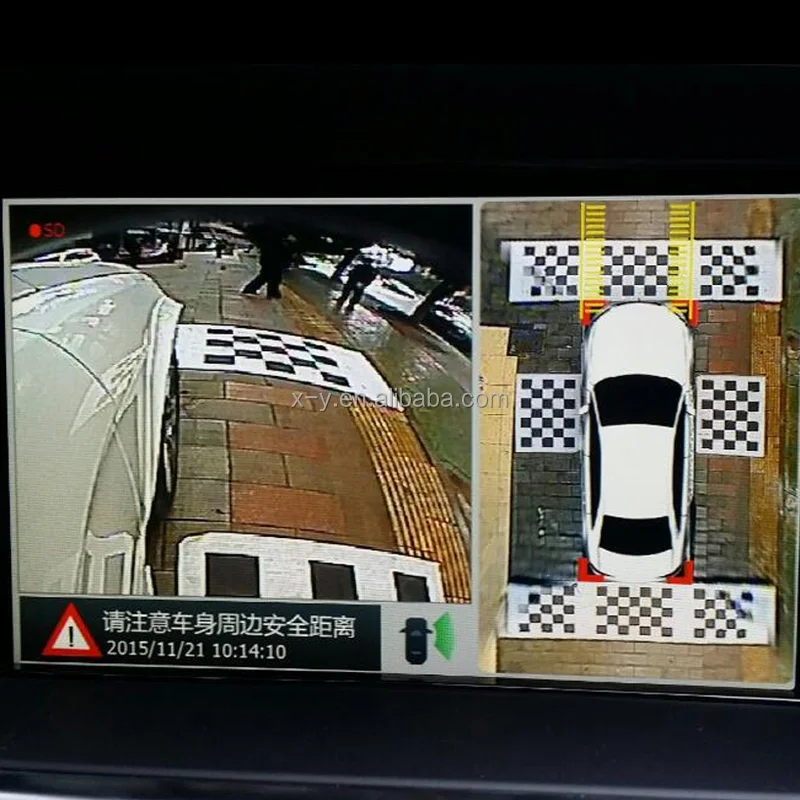 Super 3d 360 Camera System Parking Camera Install Cloth Bird View Test ...