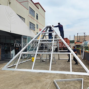 Luxury Glass Pyramid Tent for Glamping - Waterproof & Soundproof