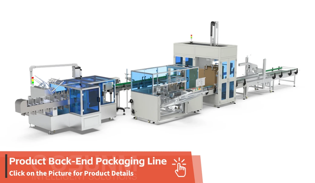 Gosunm Custom Designed Fully Automated Product Packaging Line Cartoning ...