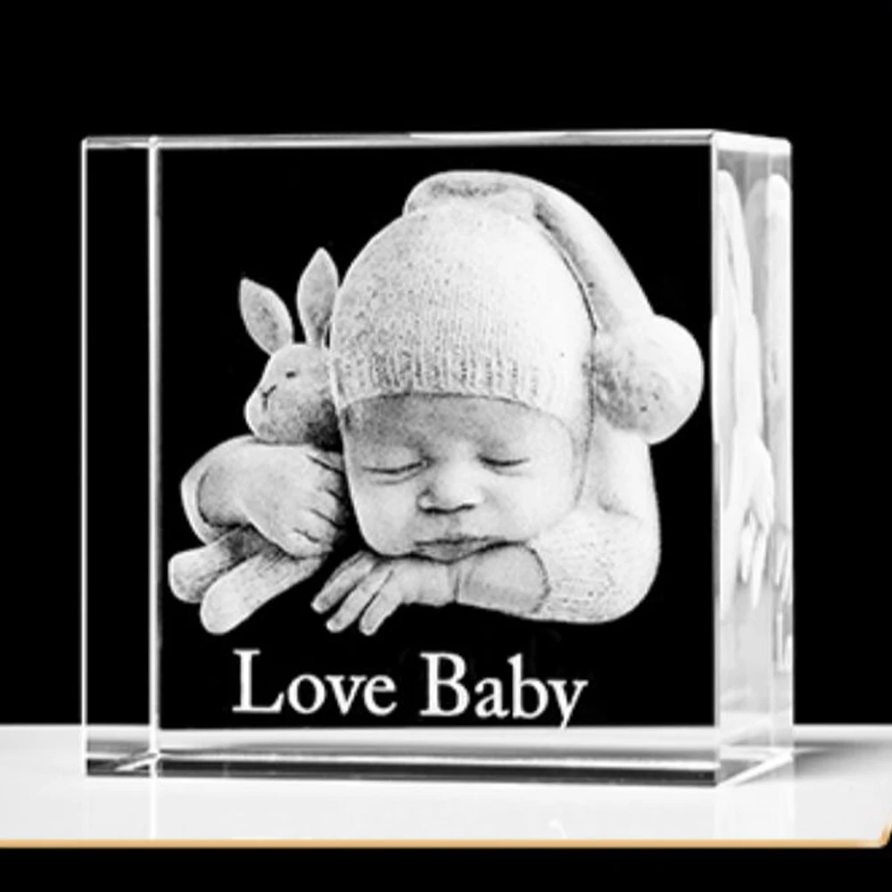 K9 Blank Sublimation No Bubbles Crystal Cube for Gifts