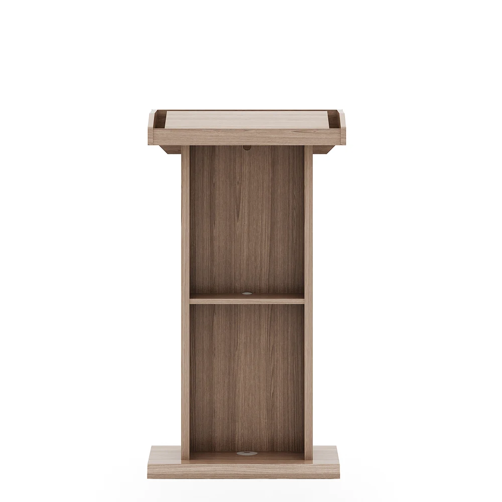 Modern Wood Lectern Podium Stand - Customizable Furniture