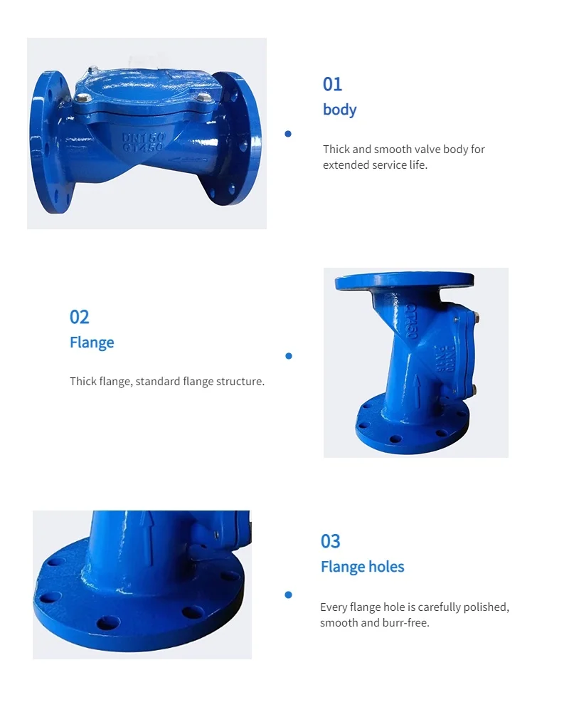 Wholesale Pressure Check Valve Price List Ductile Iron Body PN16 DN200 ...