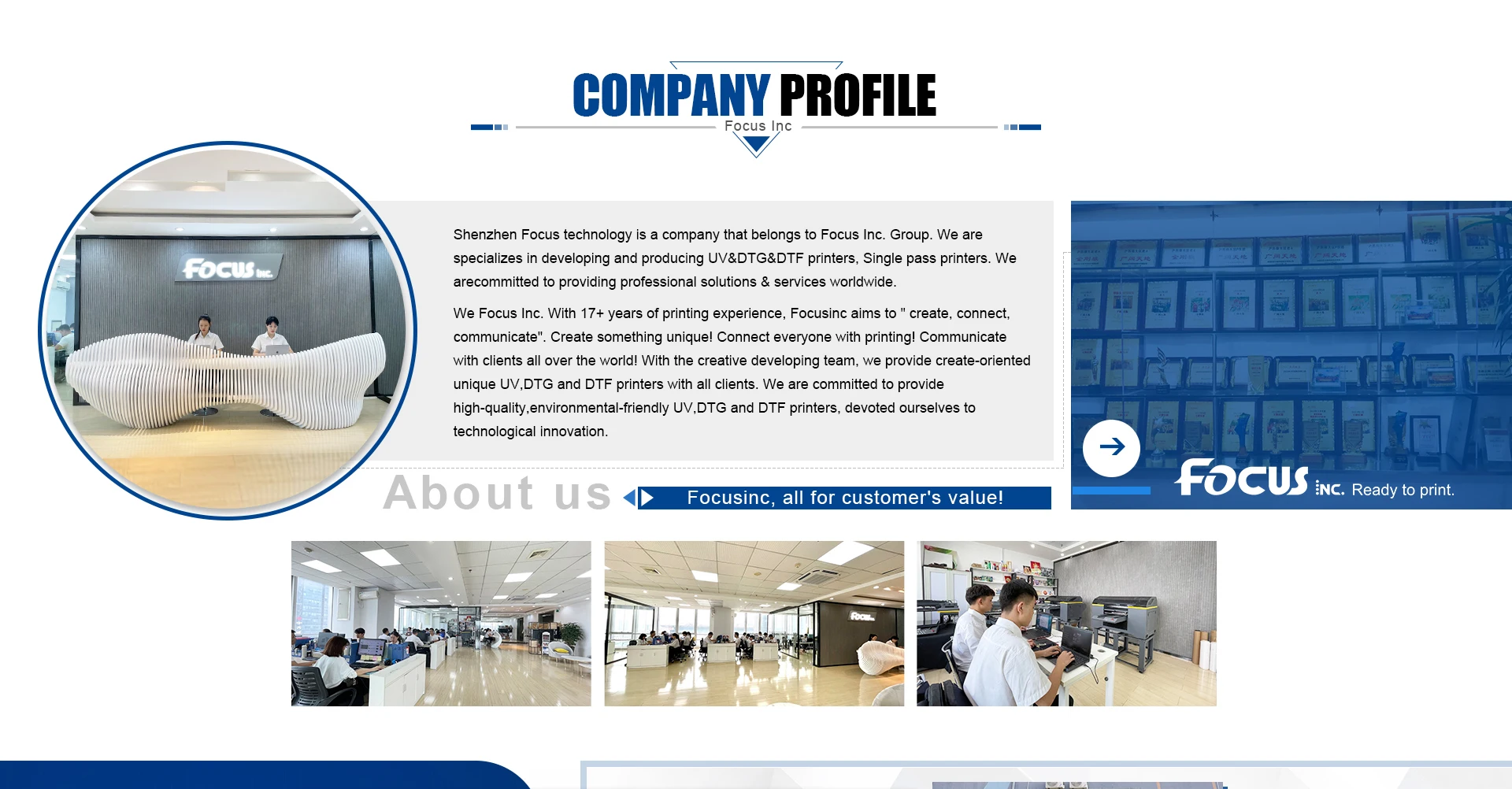 Company Overview - Shenzhen Focus Technology Development Co., Ltd.