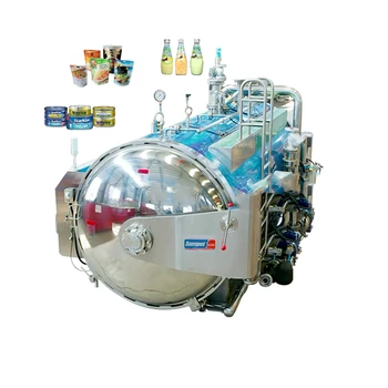 Industrial Large Steam Retort Canned Fish Food Sterilization Machine ...