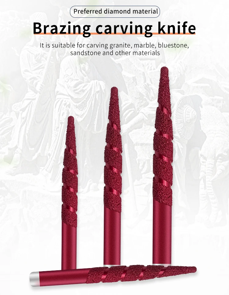 High Precision Limestone Tombstone Statues Engraving Tools