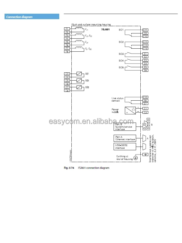 7SJ80 Series SIPROTEC Protection Relay - Overvoltage Protection