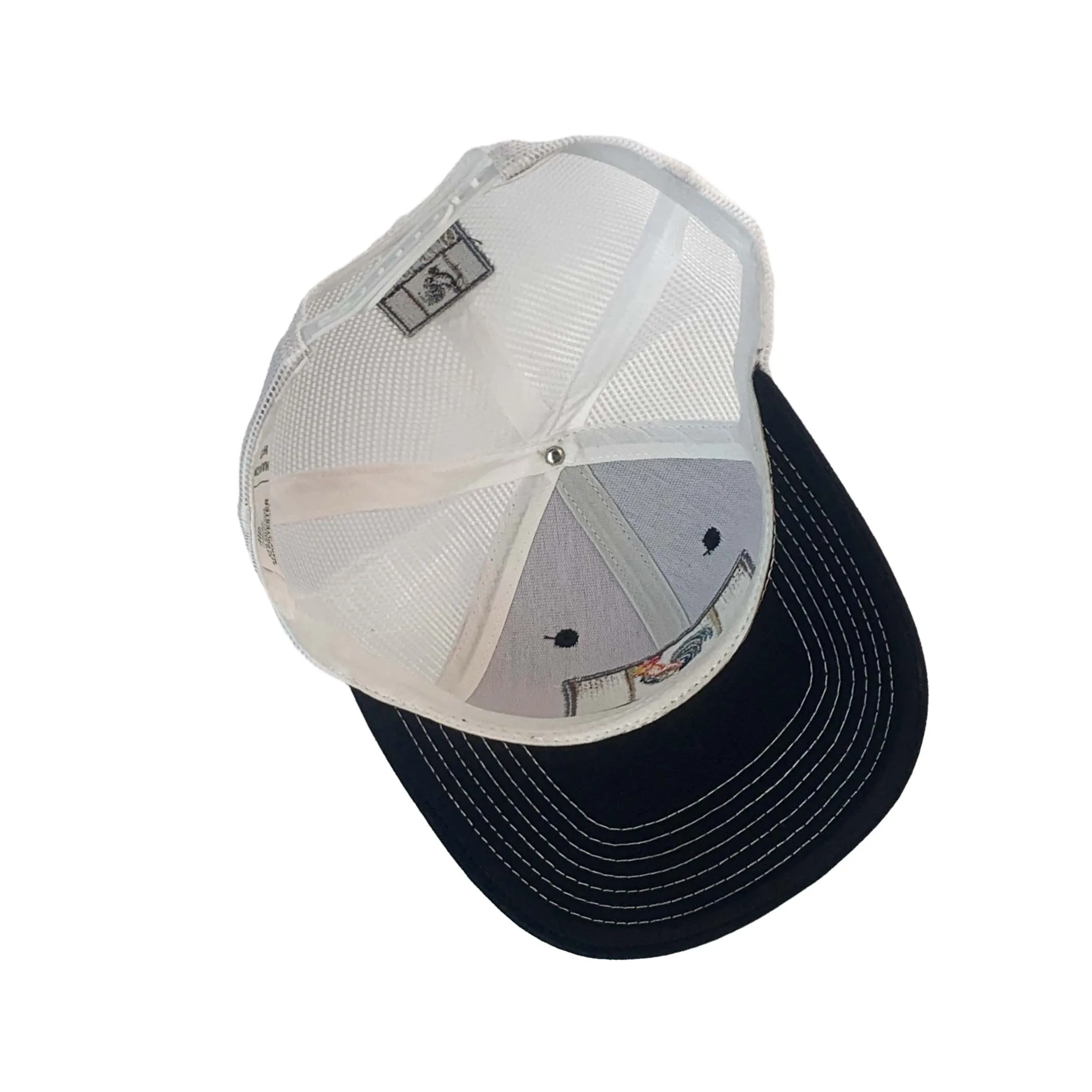 Custom Puff Print Outdoor Trucker Fitted Hat 6 Panel Sports Rope ...