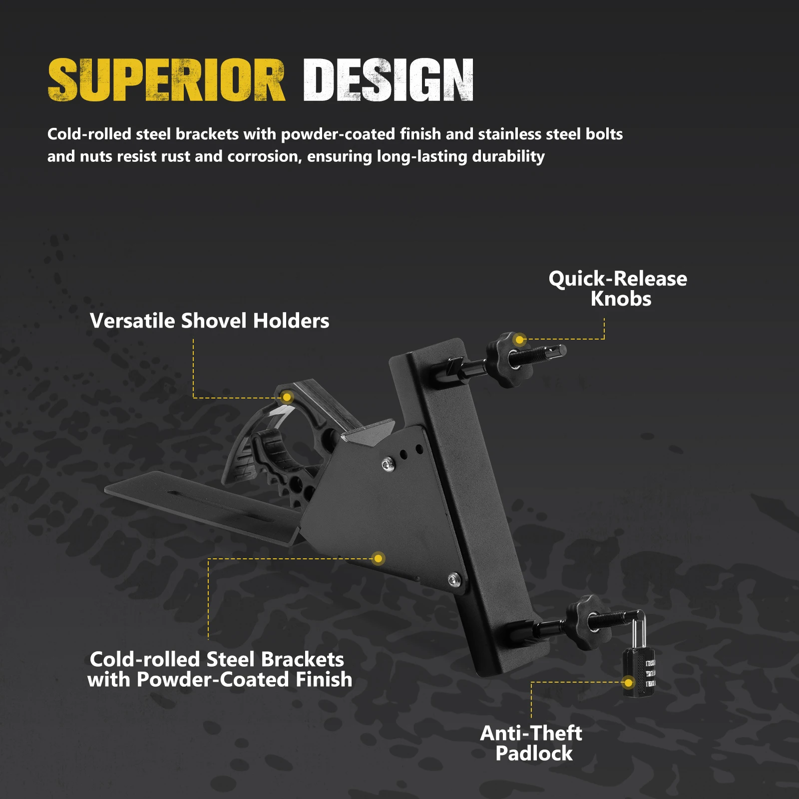 BUNKER INDUST Recovery Track Mounts - Heavy Duty & Universal