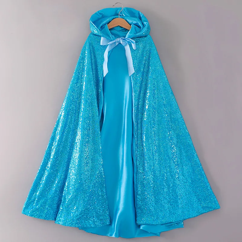 Princess Dress up Cape with Wand and Crown for Halloween