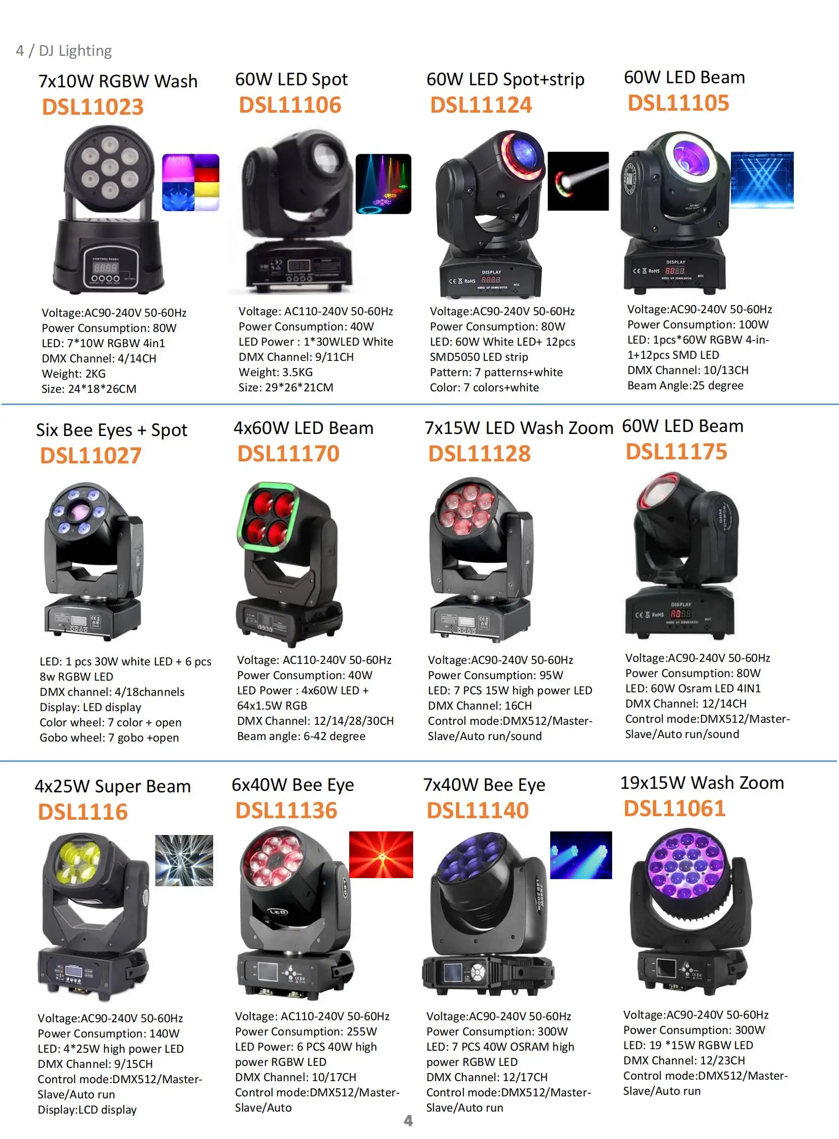 180W COB RGBW 4in1 Surface Dyeing Light Mobile DJ Wedding Nightclub ...