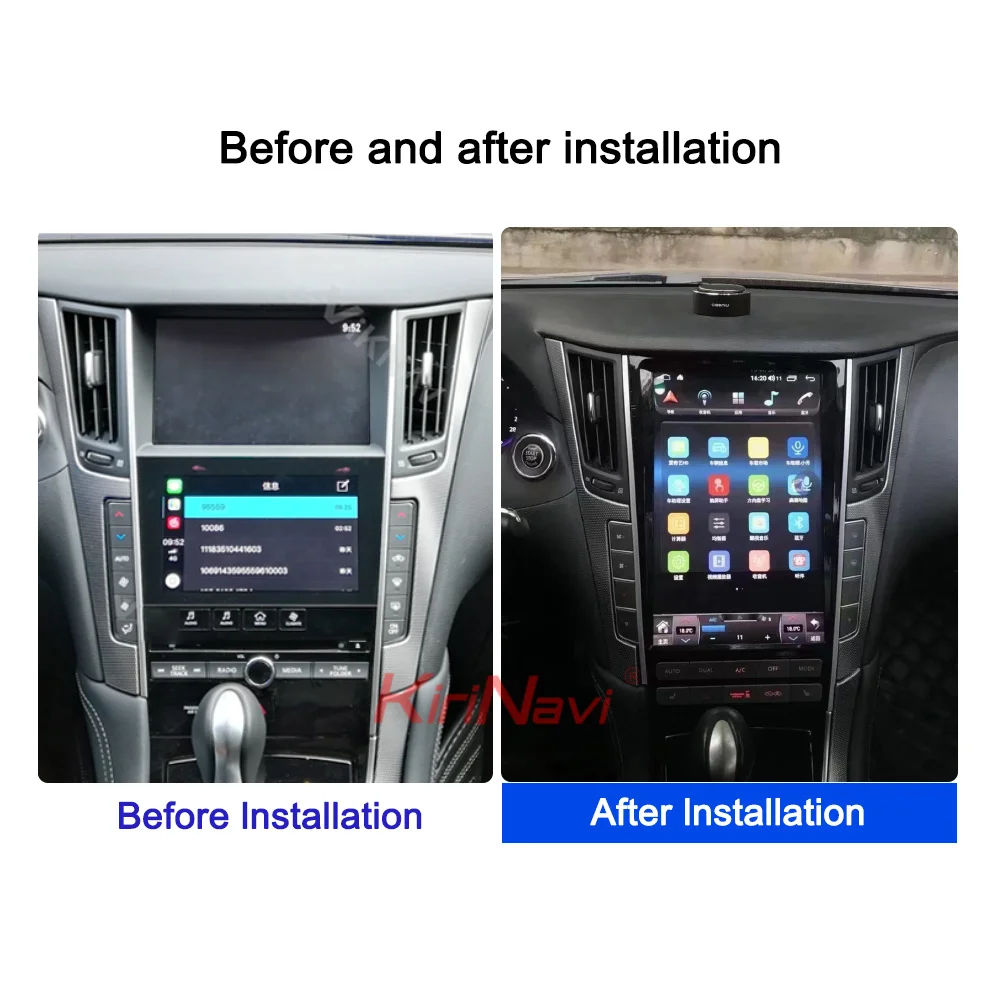 Kirinavi Vertical Screen Tesla Style Android 11 For Infiniti Q50 Q50l ...