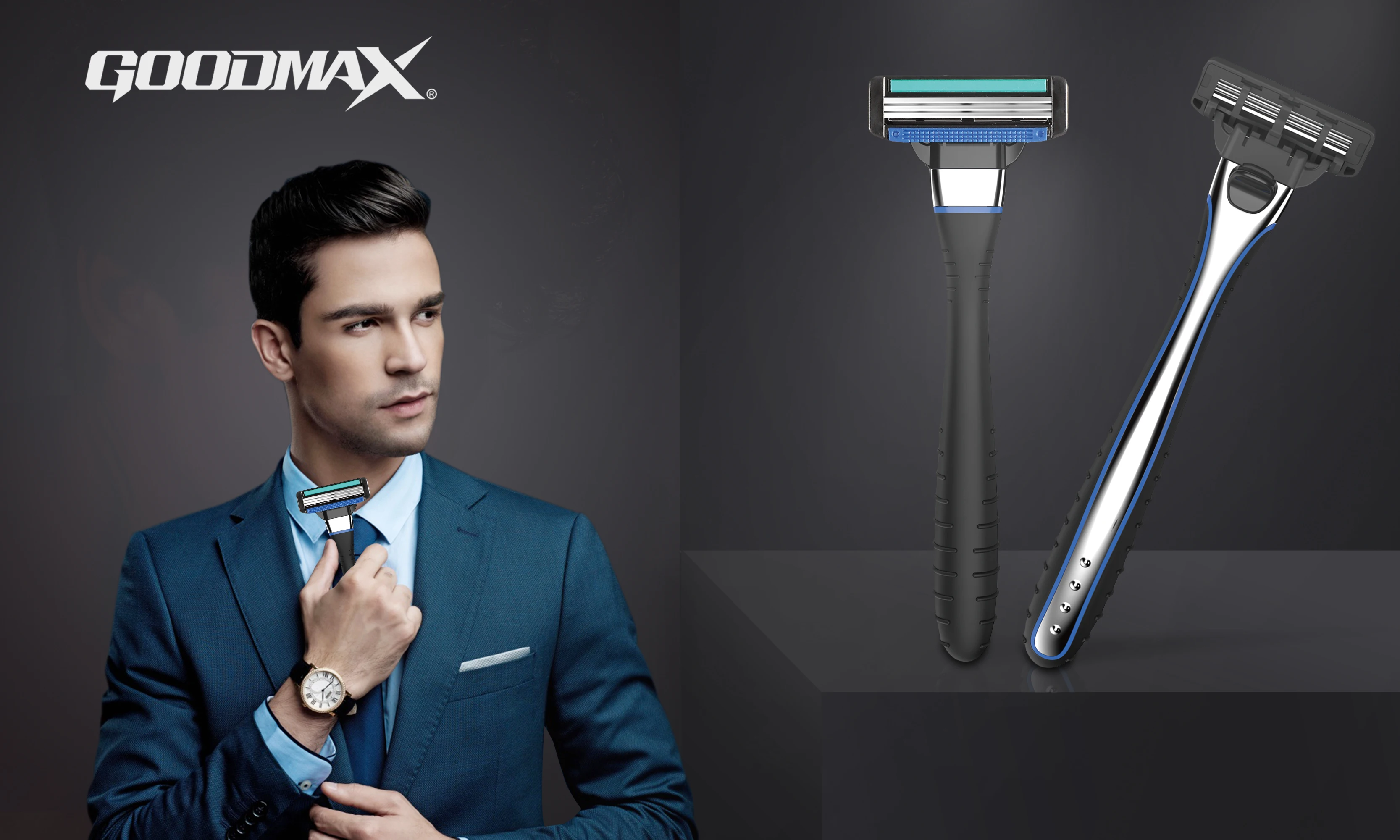 Goodmax Triple Blade Shaving System - Precision & Durability
