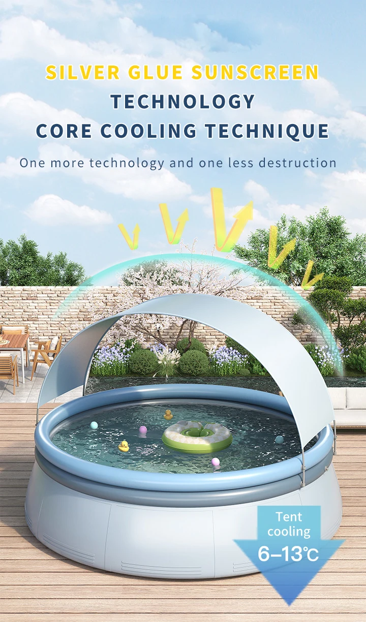 High Quality Pvc Portable Backyard Summer Water Party Outdoor Rubber ...