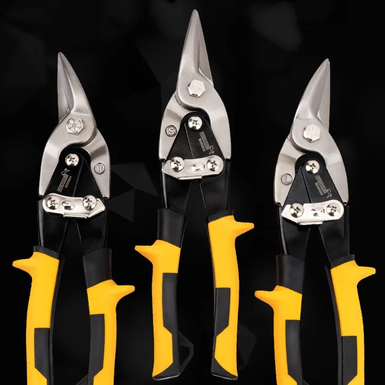 Heavy Duty 10"/250mm Crv Tin Snip Tin Snips Metal Shear Cutter Aviation ...