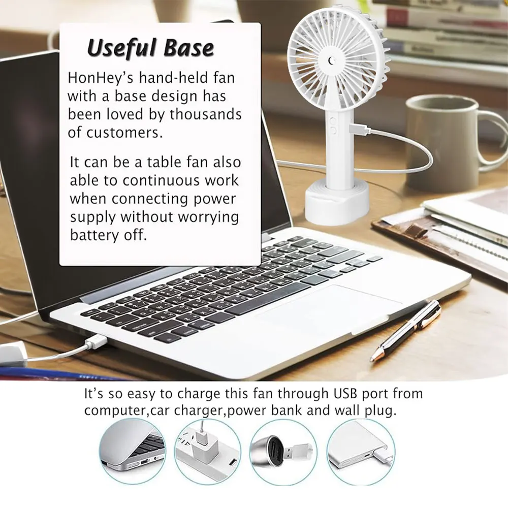 High Quality Portable Handheld 3 Speed Fan Electric Mini Hand ...