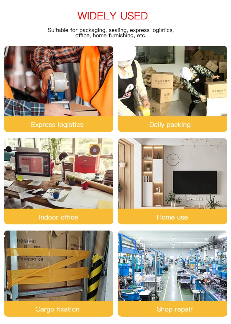 Transparent Fcl Express Packing Sealing Adhesive Tape Bopp Package Tape ...