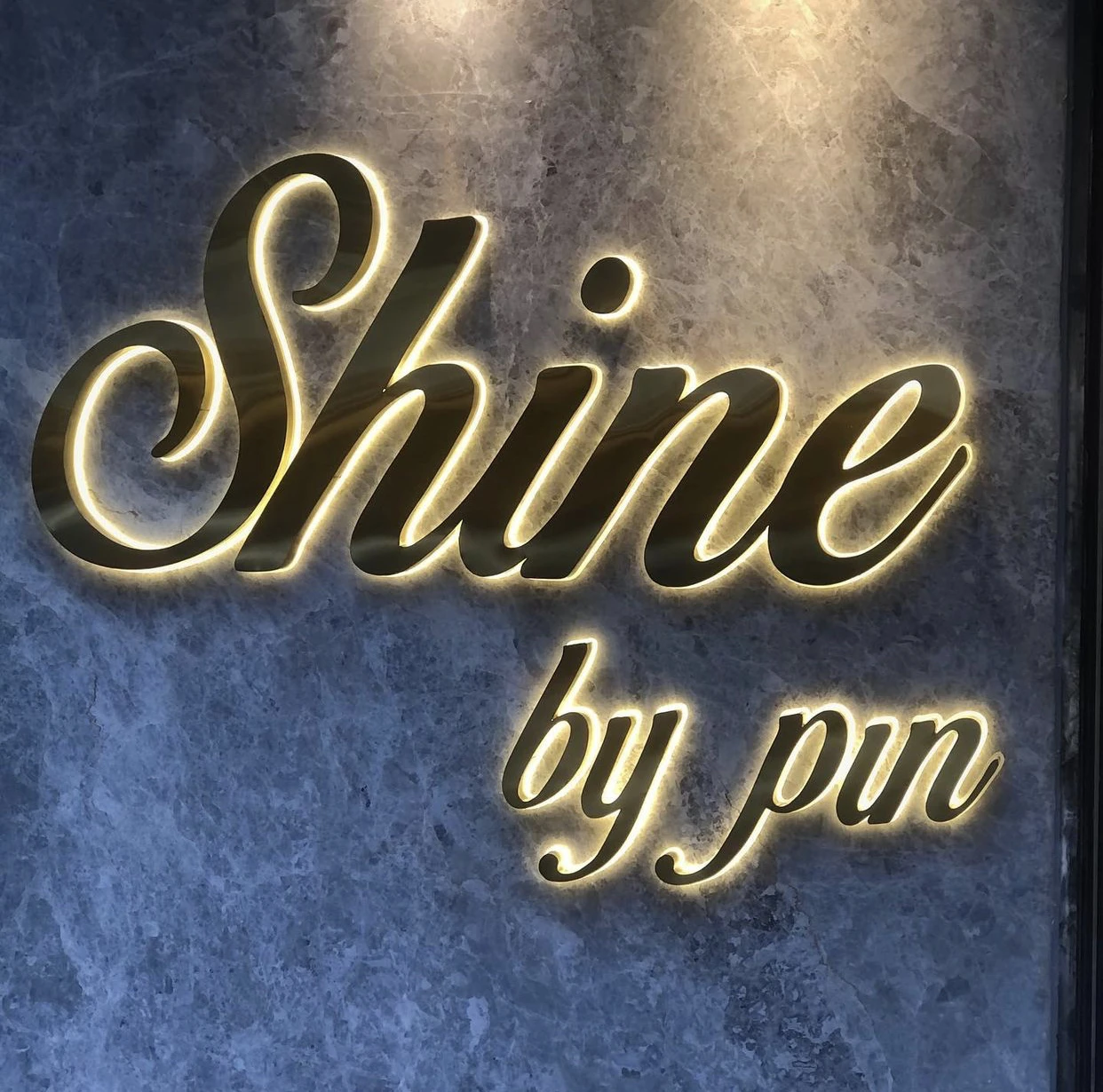 Made Wall Mounted Led Sign 3d Lighted Logo Channel Letters 3d Front ...