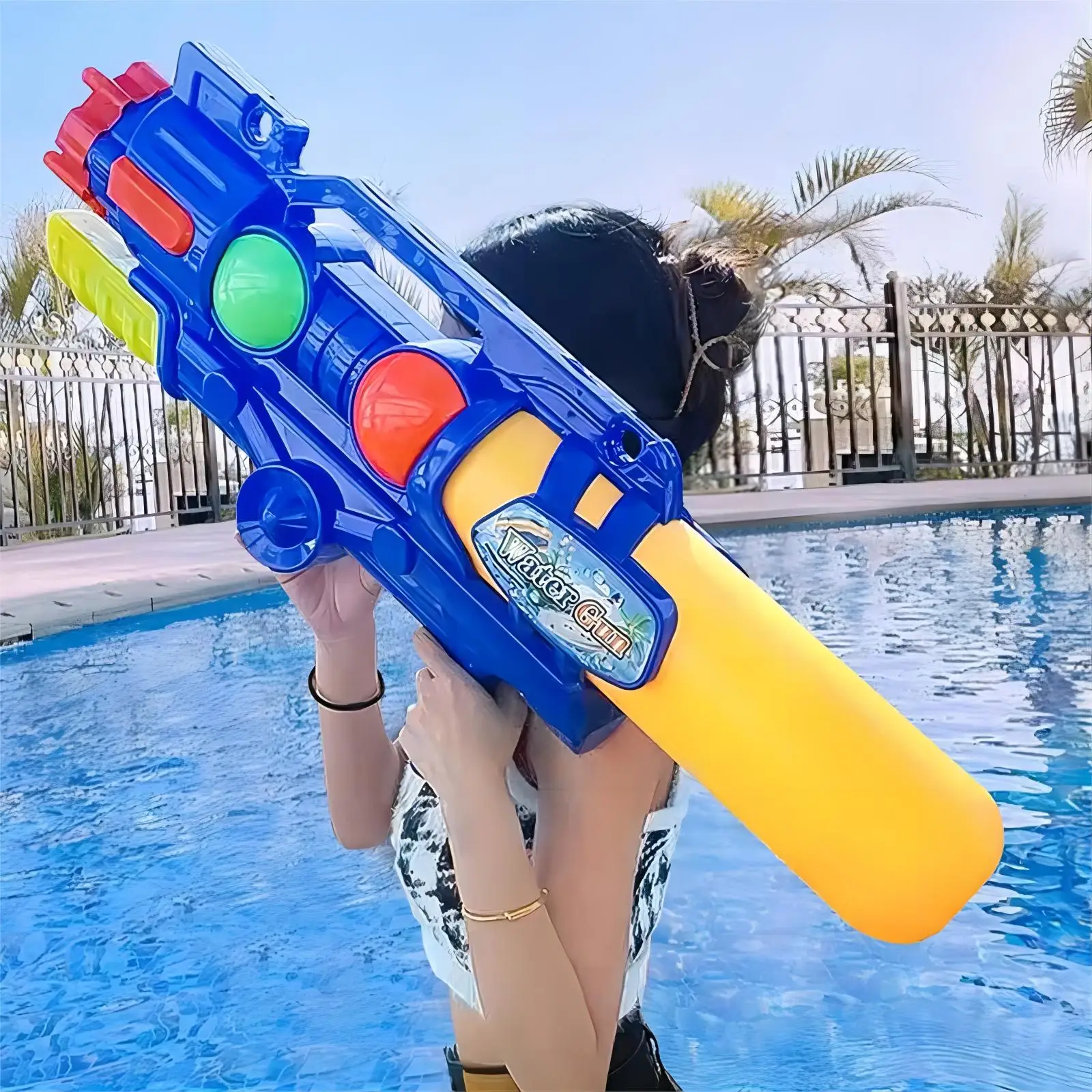 Classic Design High Pressure Spray Water Gun Air Pressure Large Water ...