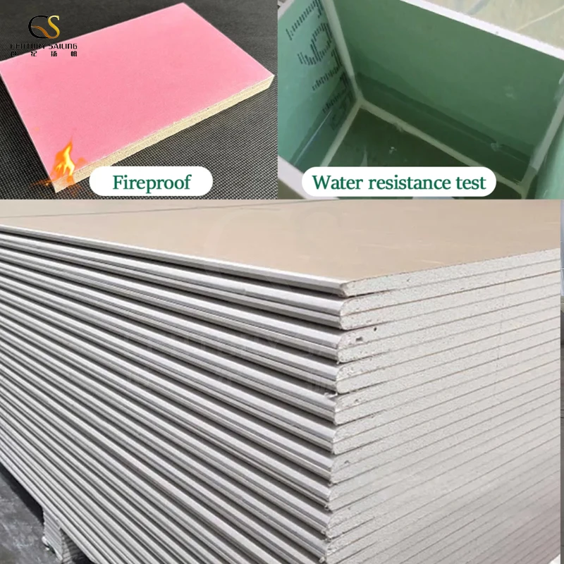1200x2400mm 15mm gypsum board false ceiling water resistant gypsum ...