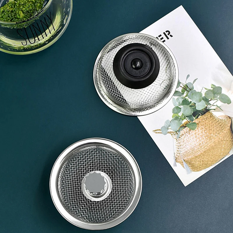 Stainless Steel Kitchen Filter Screen Sewer Anti-clogging Filter ...