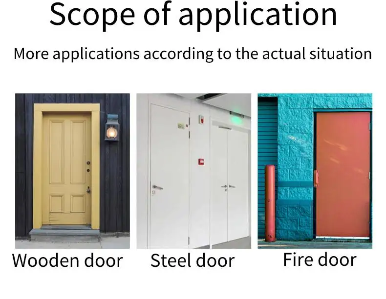 Aluminum 180 Degree Door Closer Multi-function Gate Closer Automatic ...