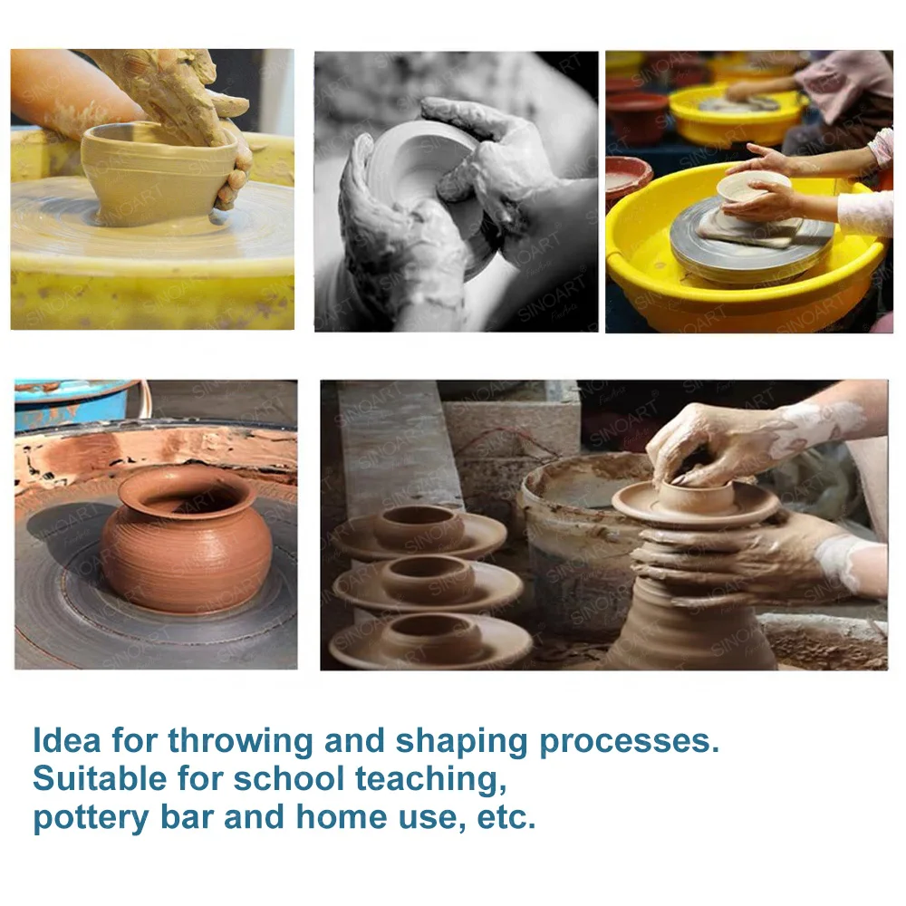 SINOART 250w Electric Pottery Wheel Machine for Ceramic Throwing