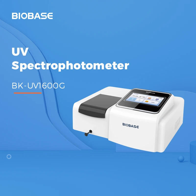 Biobase Uv Vis Spectrophotometer Single Beam Lcd Integrated Display ...