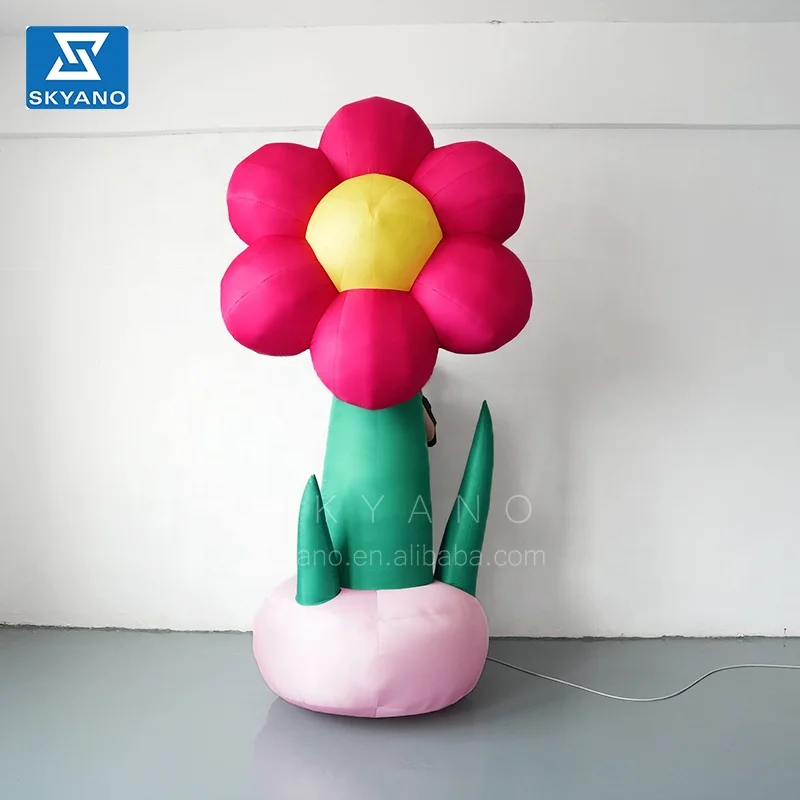 Inflatable Flower Sculpture Cartoon Flower Balloon Stage Party ...