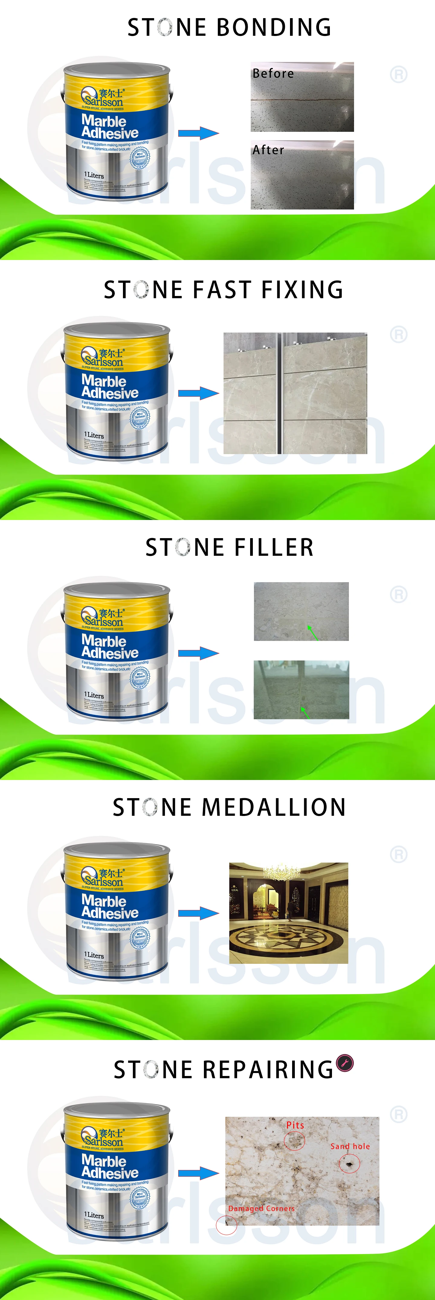 Cracked Marble Glue Bonder 4Liters Marble Solid Adheisve| Alibaba.com