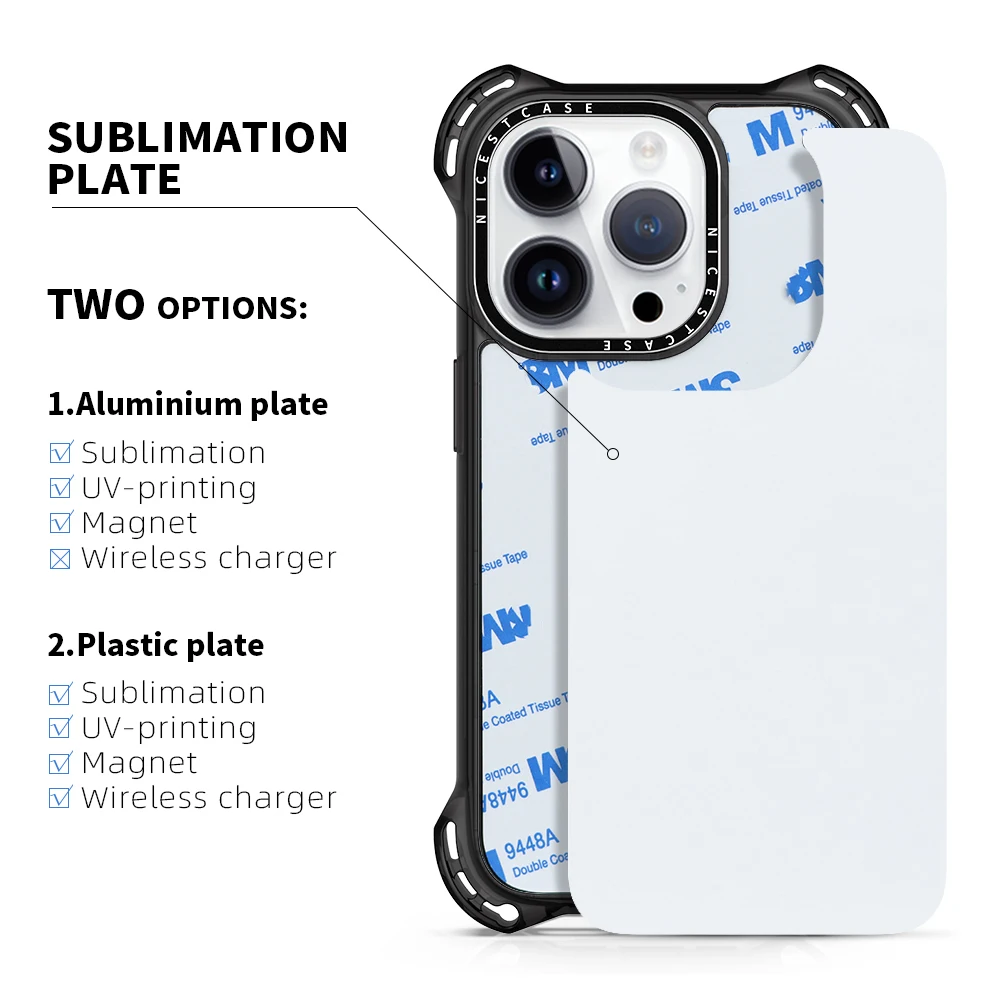 Custom Clear Anti-Yellow Heat Transfer Phone Case Tpu Tough Sublimation ...