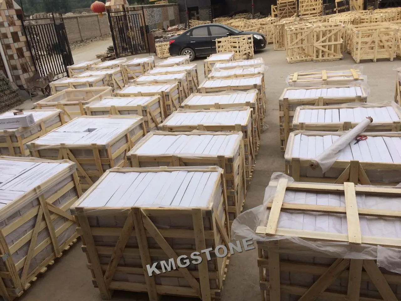 Beige Slate Wall Stone Panel With Cement Stone Wall Cladding Low Price ...