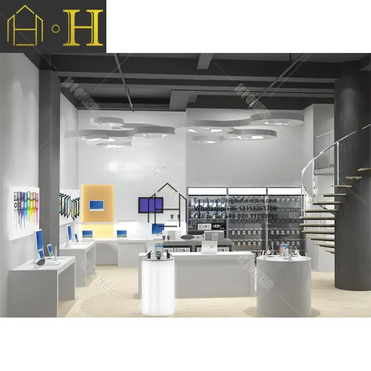 Retail Mobile Phone Shop Counter Mobile Phone Display Counter Glass ...