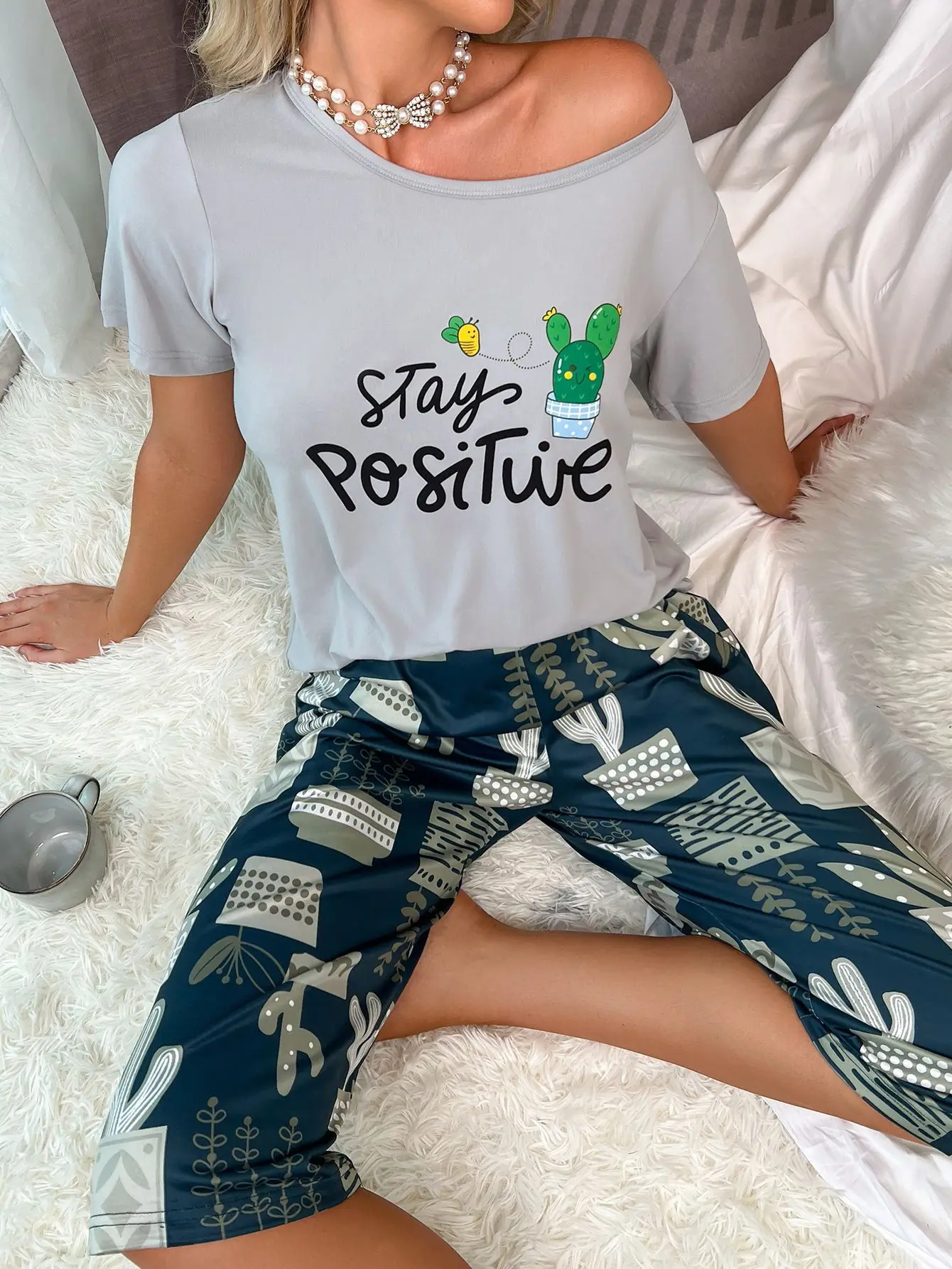 Wholesale Cheap Summer Homewear Lounge Wear Sets Women Milk Silk ...