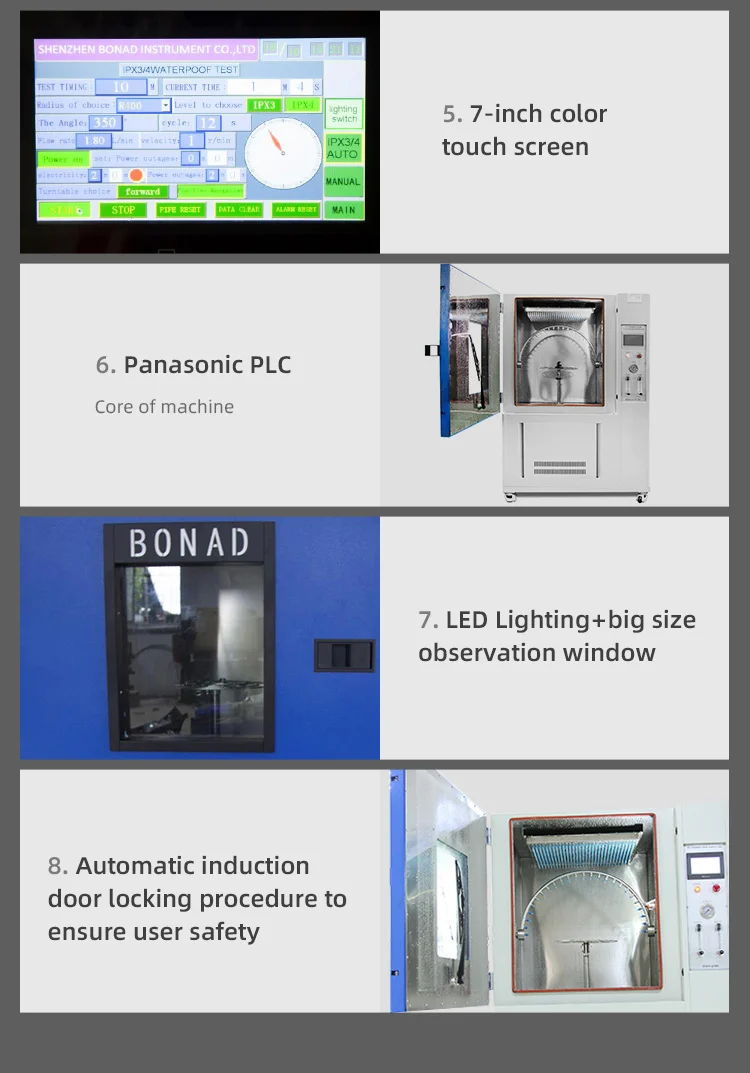 IPX3 /IPX4 Rain Spray Test Chamber ipx3 IPX4 testing equipment| Alibaba.com
