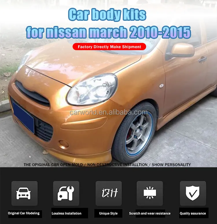 Nissan March 2010-2015 Body Kit - Enhance Your Car's Style