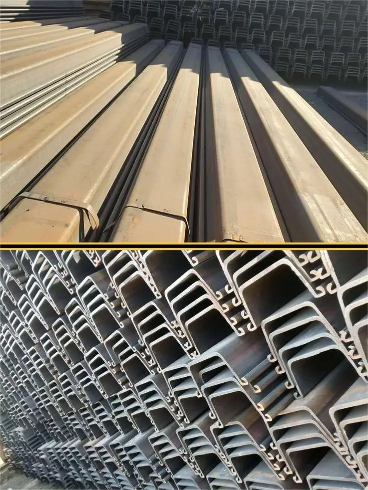 Cold Formed And Hot Rolled Sheet Piling Rolled Steel Sheet Pile - Buy Sheet Pile Hot Rolled ...