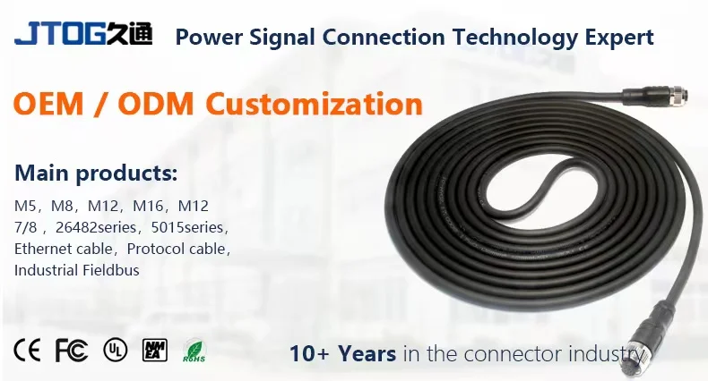 Waterproof M8 M12 3 4 5pin Male Female To Usb Overmould Cable Connector ...