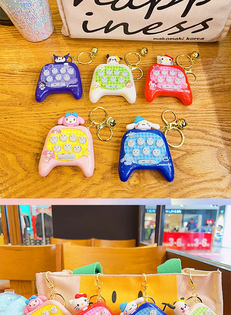 Cute Cartoon Sanriohellokitty Gopher Machine Key Chain Children's ...