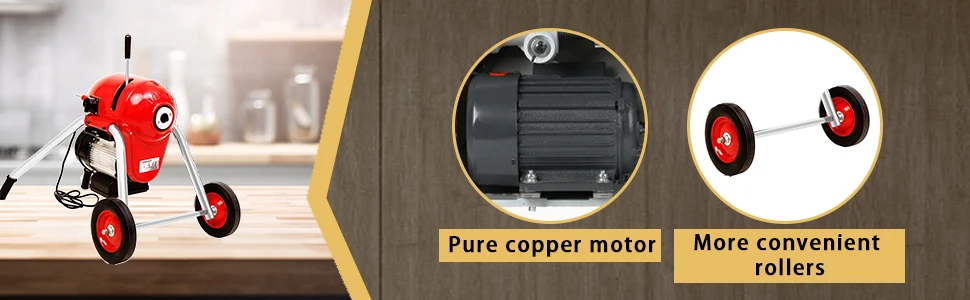 Wholesale Electric GQ-200 High Power Drain Cleaner Pipe Cleaning ...