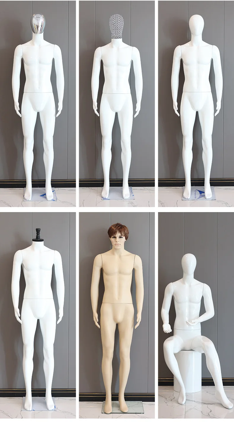Fashion Design Half Body Adjustable Mannequin Manikin Men Male Dress ...