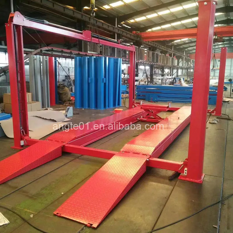 Four Column Hydraulic Hoist 4 Post Bridge Car Lift Vehicle Lift Four ...