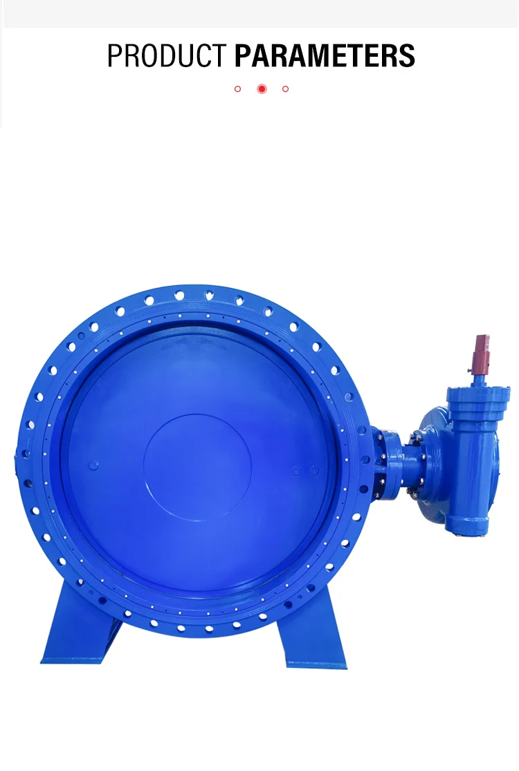 Customized Flange Double Eccentric Butterfly Valve D342x-16q Large-diameter Bi-directional Soft ...