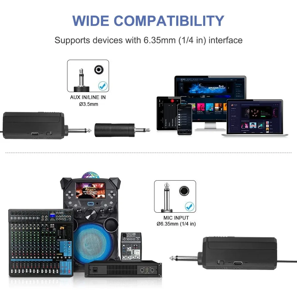 Wireless Lavalier Lapel Microphone - Portable & High Sound