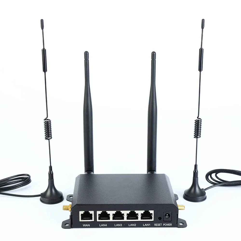 Industrial Grade 4G LTE Mobile WiFi Router with 4 External Antennas