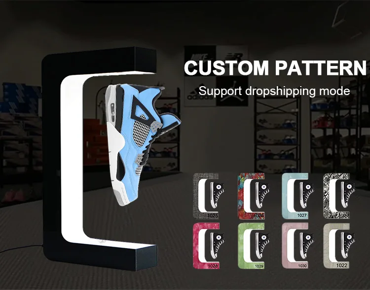 Men's Casual Shoes Magnetic Floating Led Lighting Levitating Shoe ...