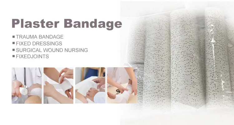 Bone Fracture Polyester Wound Care Orthopedic Gypsum POP Bandage for ...