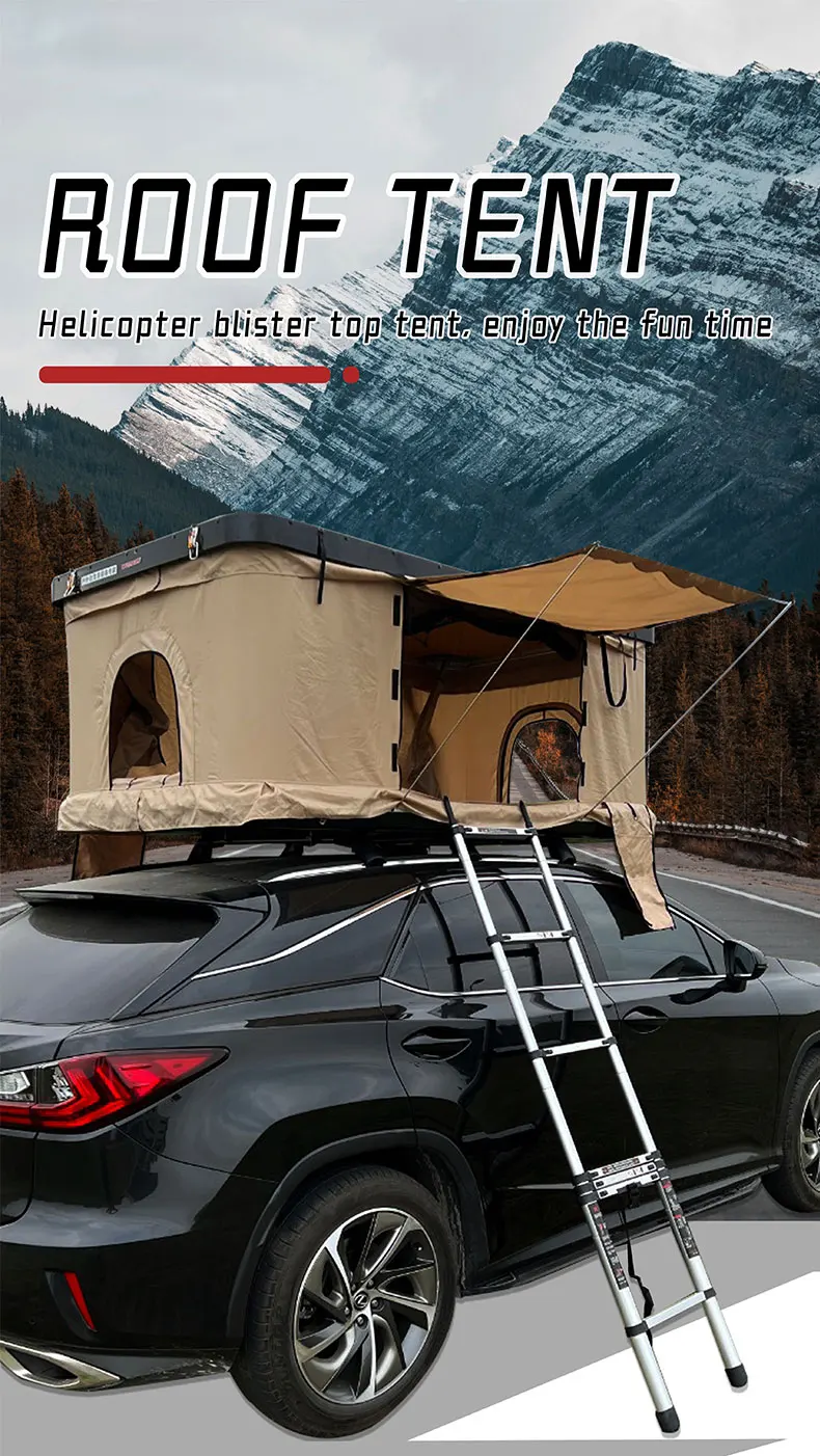 4x4 Roof Tent Car Rooftop Tent Folding Camping Suv Hard Shell Hardtop ...