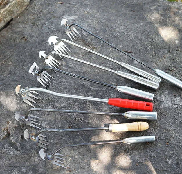 Garden Hoeing Rake Manganese Steel Farm Implement Small Hoe - Buy ...